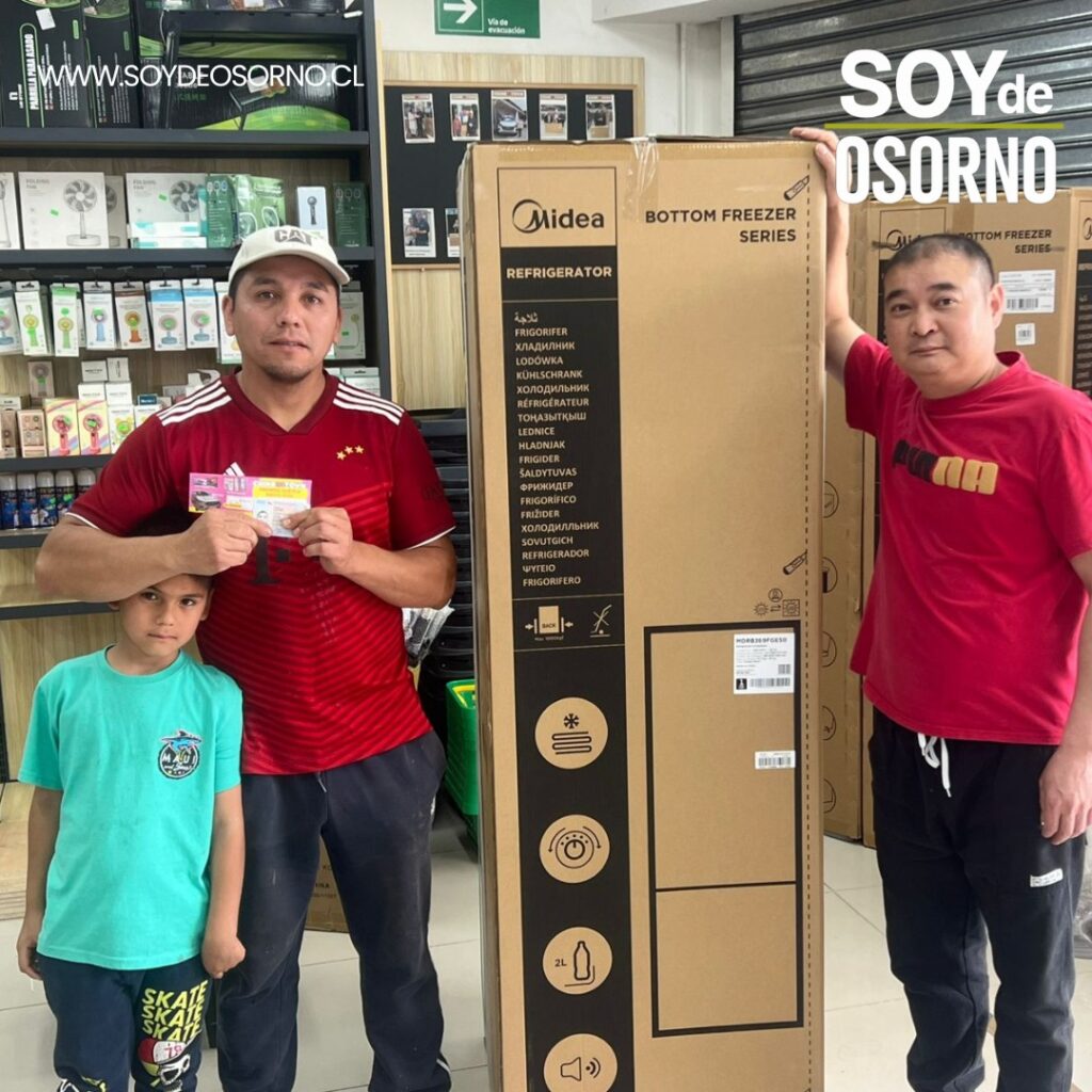 Claudio Carrillo fue el ganador de un refrigerador en sorteo de China ...